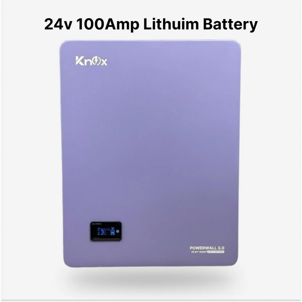 Knox Powerwall 3.0 24v 100Amp Lithuim Battery – Sky Energy